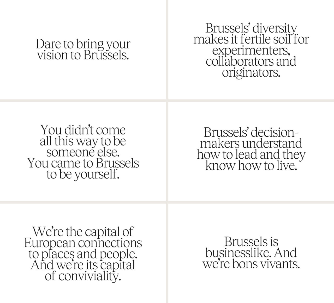 L’essentiel de la marque